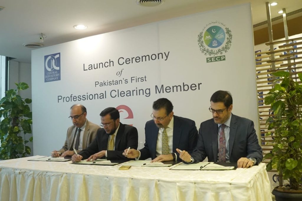 Mr. Tarin launch Pakistan’s first Professional Clearing Member – SECP