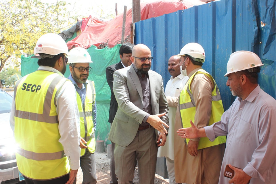 SECP leadership visits Head Office Building Project Site, commends ...
