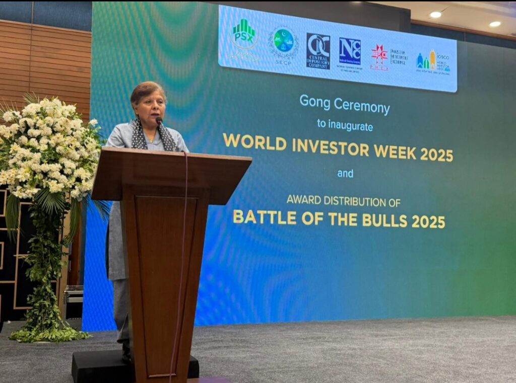 Gong Ceremony at PSX marks the inauguration of World Investor Week 2025 ...